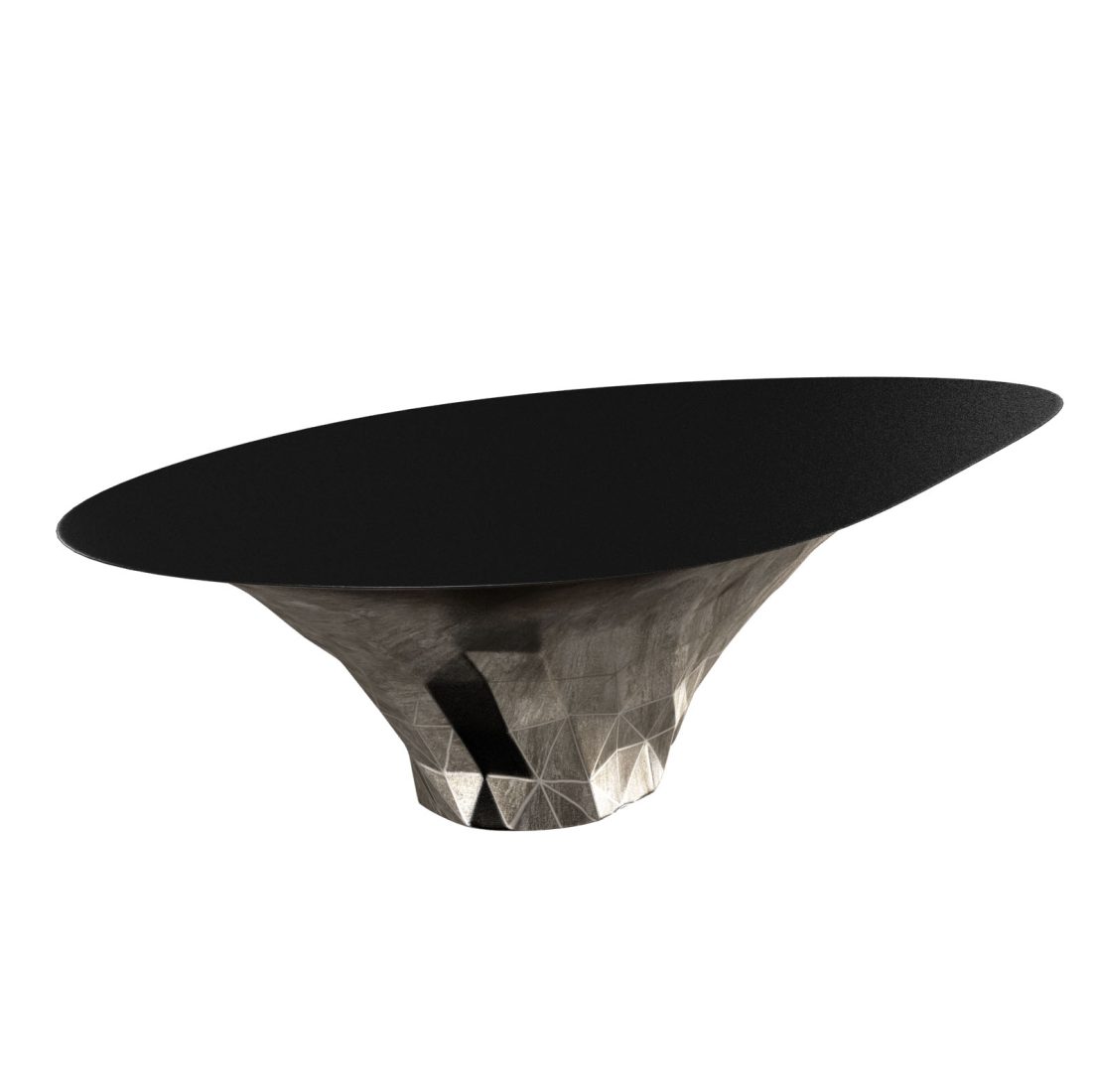 Based Upon Faceted Twist Dining Table - 3D Model for VRay