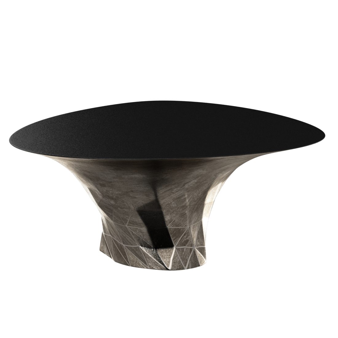 Based Upon Faceted Twist Dining Table - 3D Model for VRay
