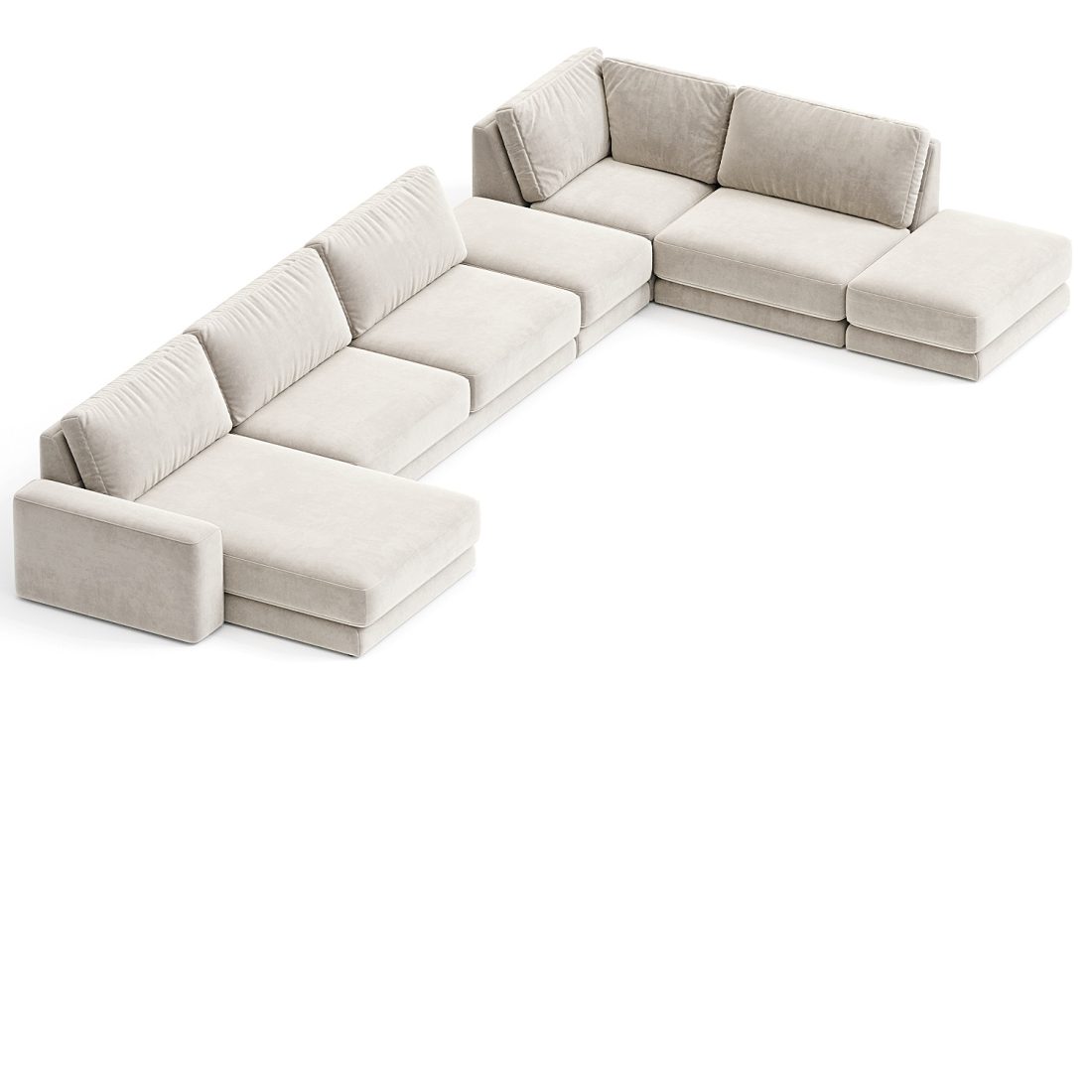 Monza Sofa By Dome Deco 3D Model for Corona | CGMood