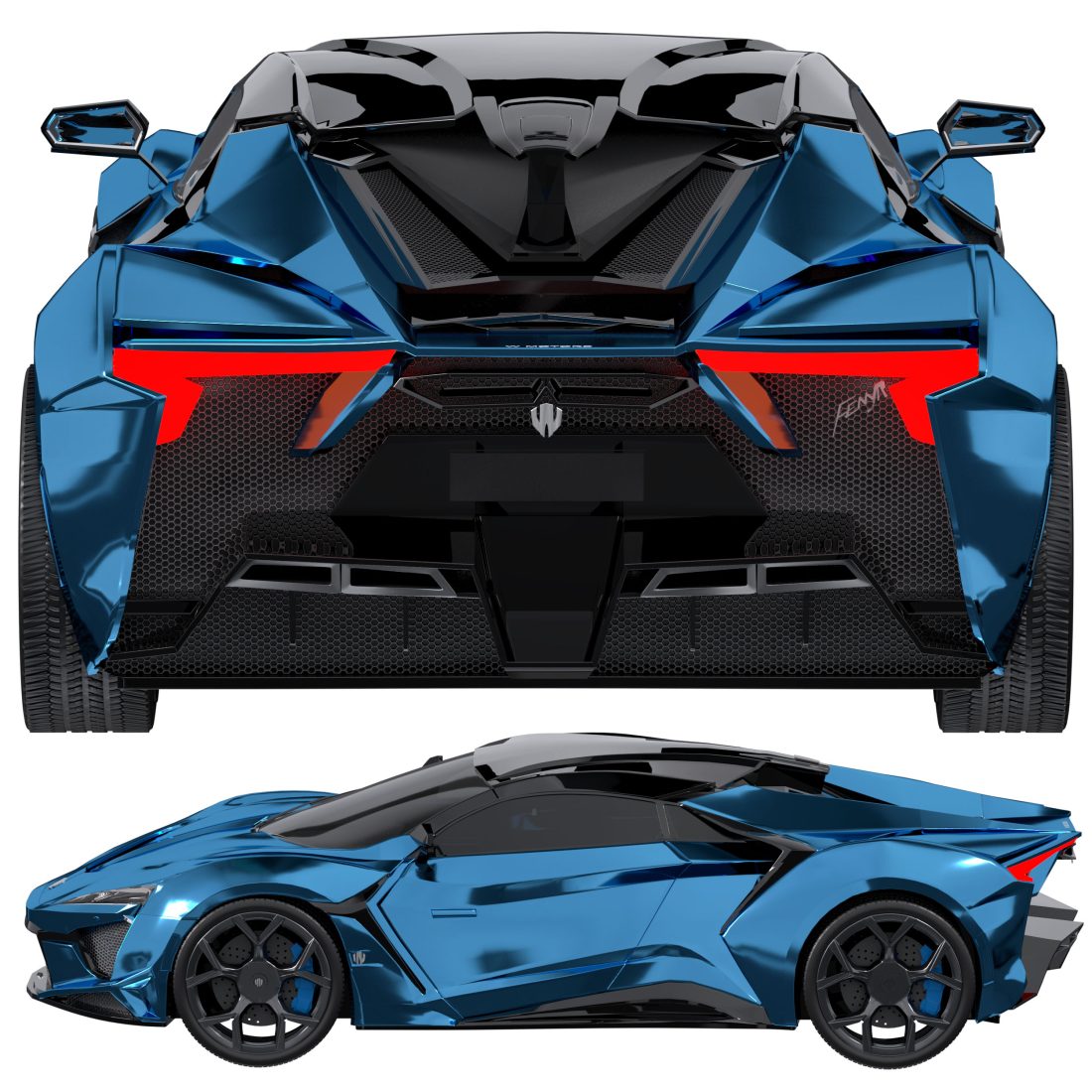Lykan Hypersport 2021 - 3D Model for Corona