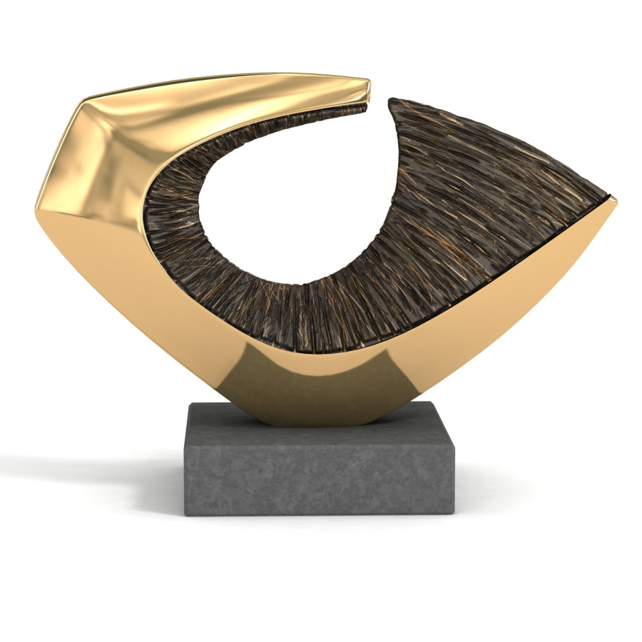 Robert Fogell Seaform Brass Sculpture - 3D Model for VRay