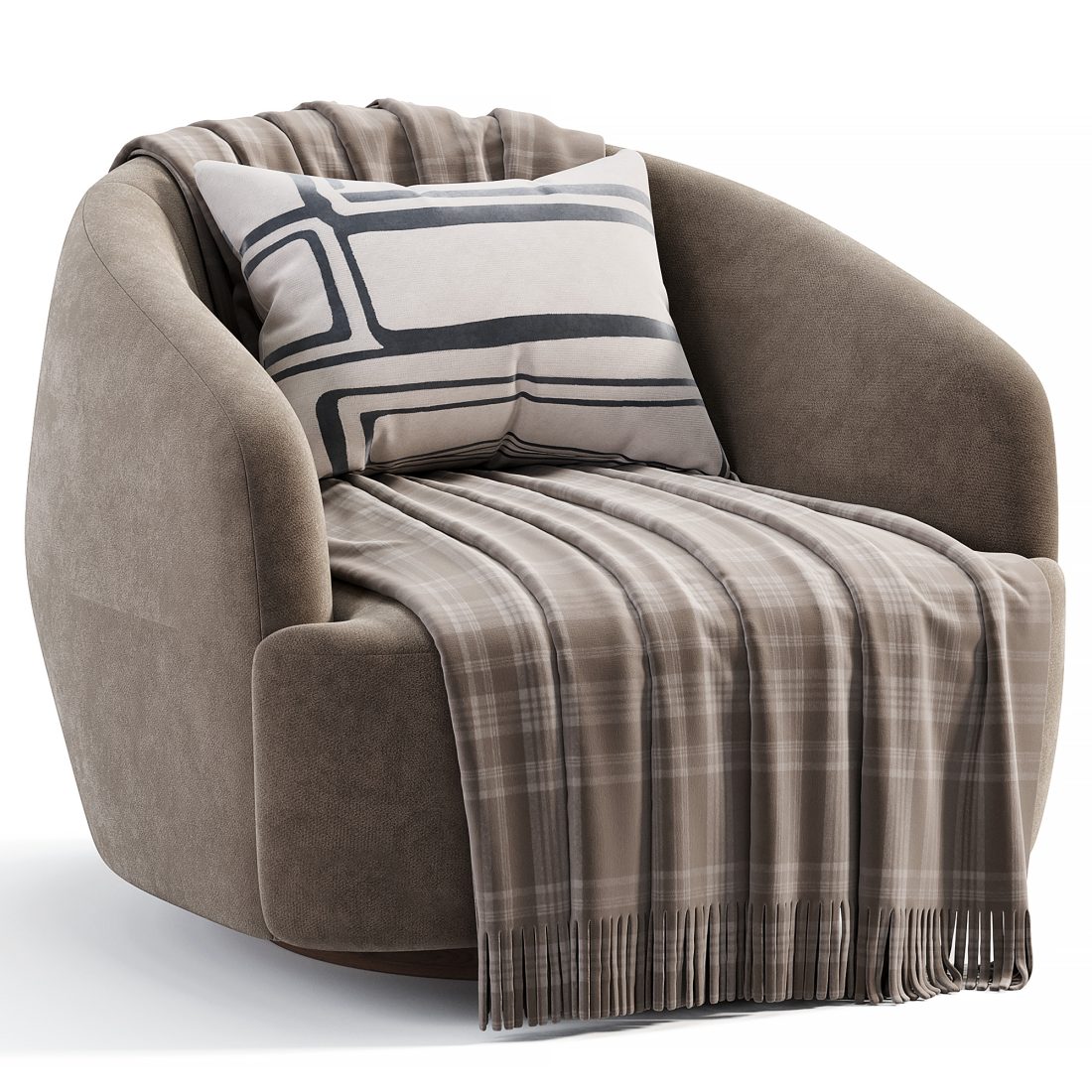 Sumo Lounge Chair By Hollyhunt 3D Model for Corona | CGMood