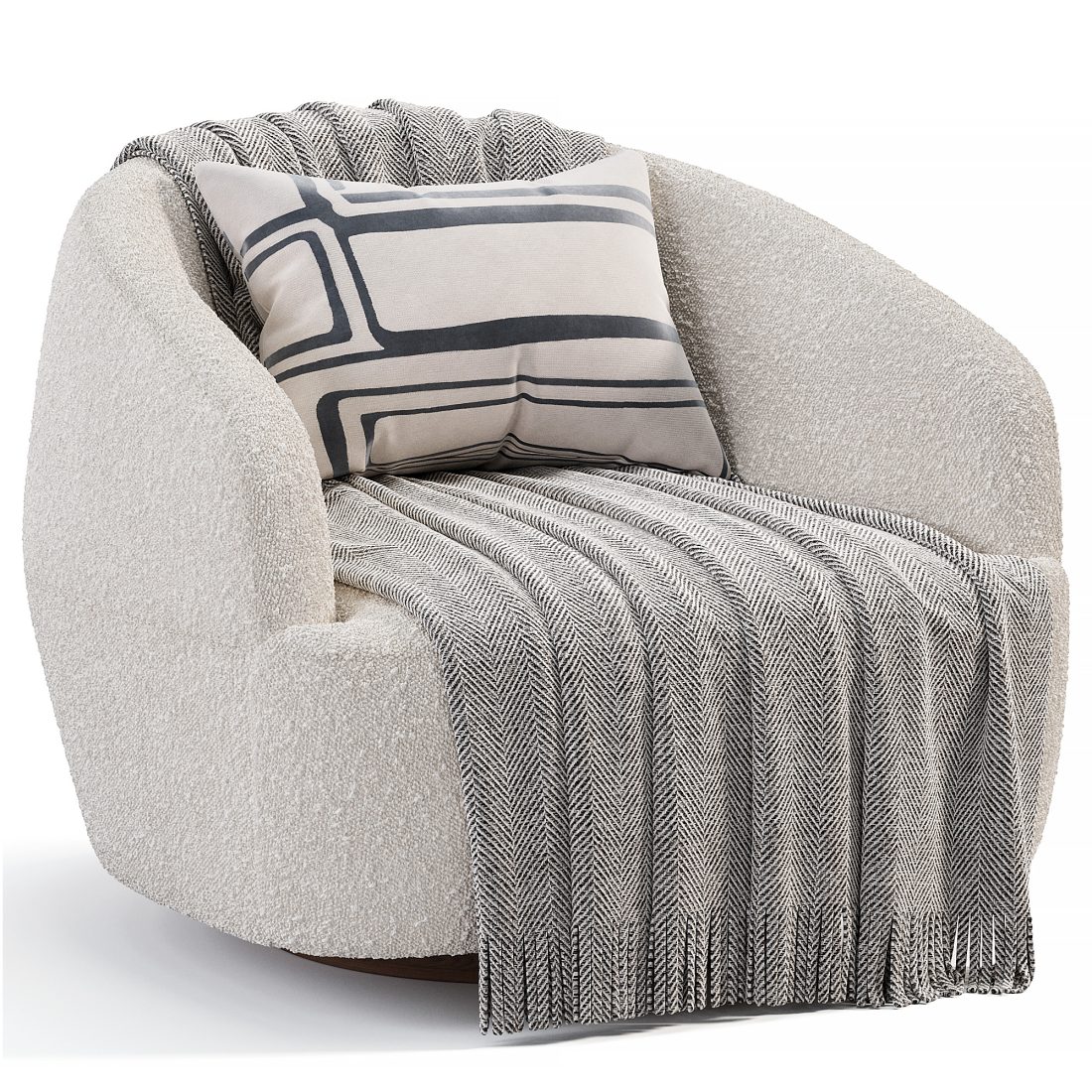 Sumo Lounge Chair By Hollyhunt 3D Model for Corona | CGMood