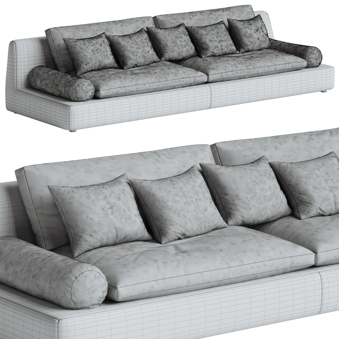 Tender Sectional Sofa 3D Model for Corona | CGMood