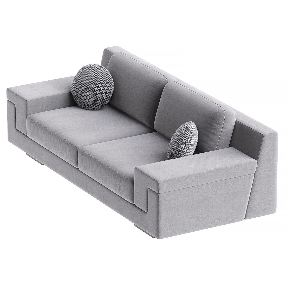 Clelia Sofa - 3D Model for Corona
