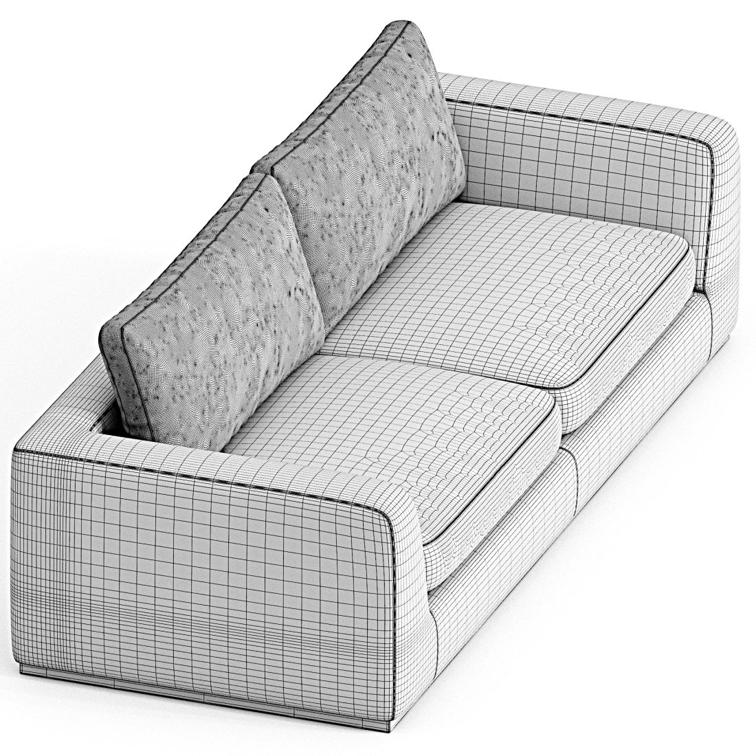 Colt Sofa Heirloom Black - 3D Model for Corona