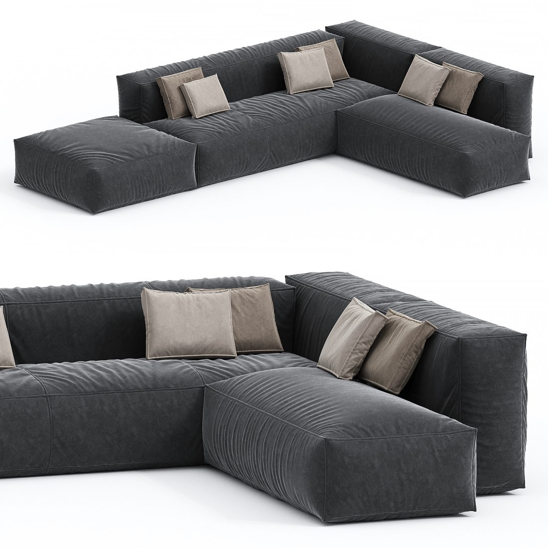 Cosima Sofa 3 3D Model for Corona | CGMood