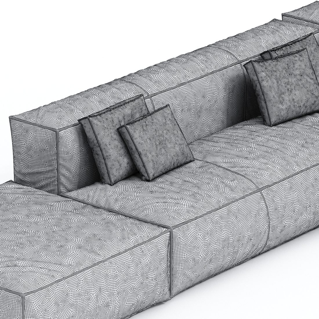 Cosima Sofa 3 3D Model for Corona | CGMood