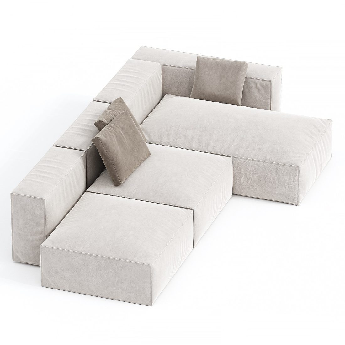 Cosima Sofa 7 - 3D Model for Corona