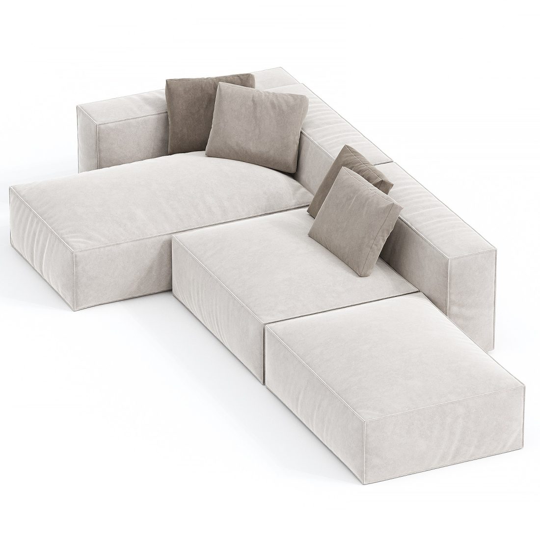 Cosima Sofa - 3D Model for Corona
