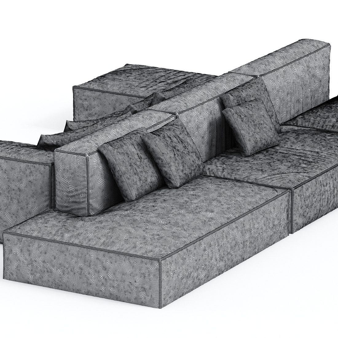 Cubotto Sofa 1 - 3D Model for Corona