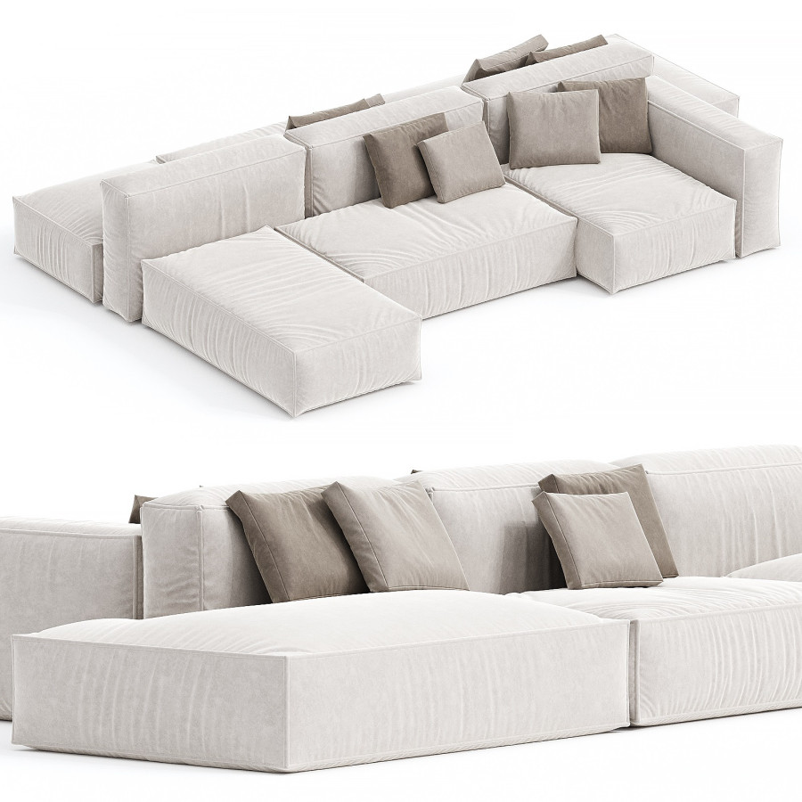 Cubotto Sofa 1 - 3D Model for Corona