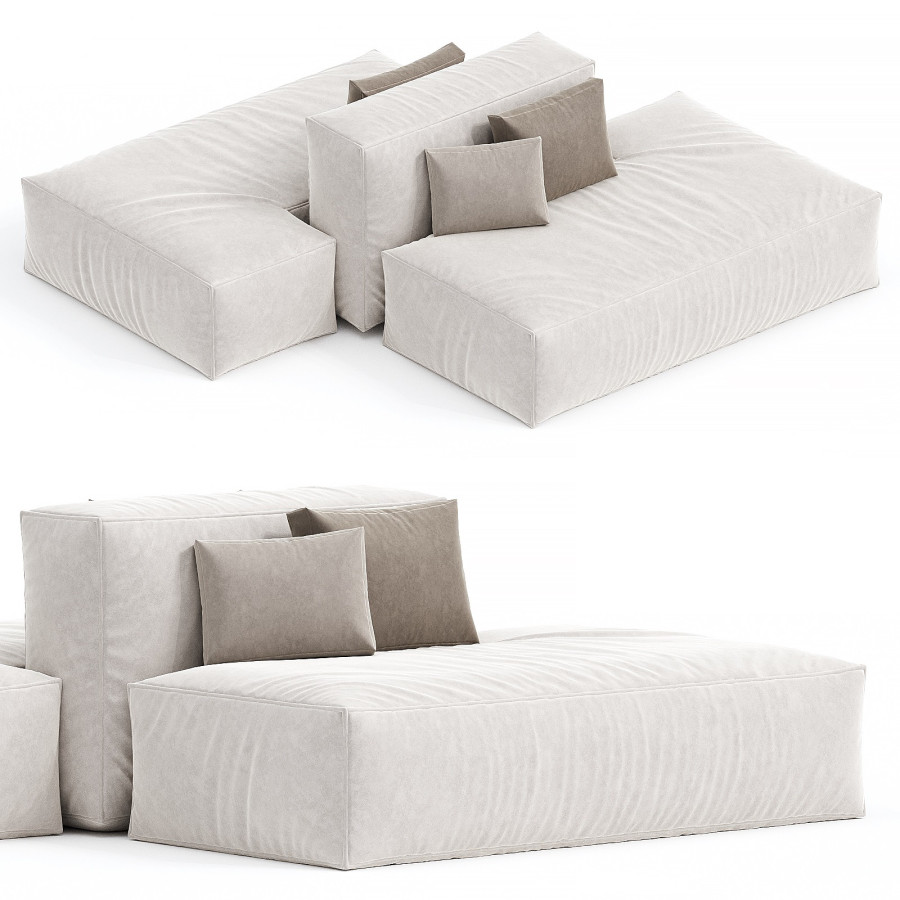Cubotto Sofa 32 - 3D Model for Corona