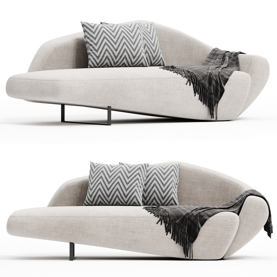 Curator Okha Sofa - 3D Model for Corona