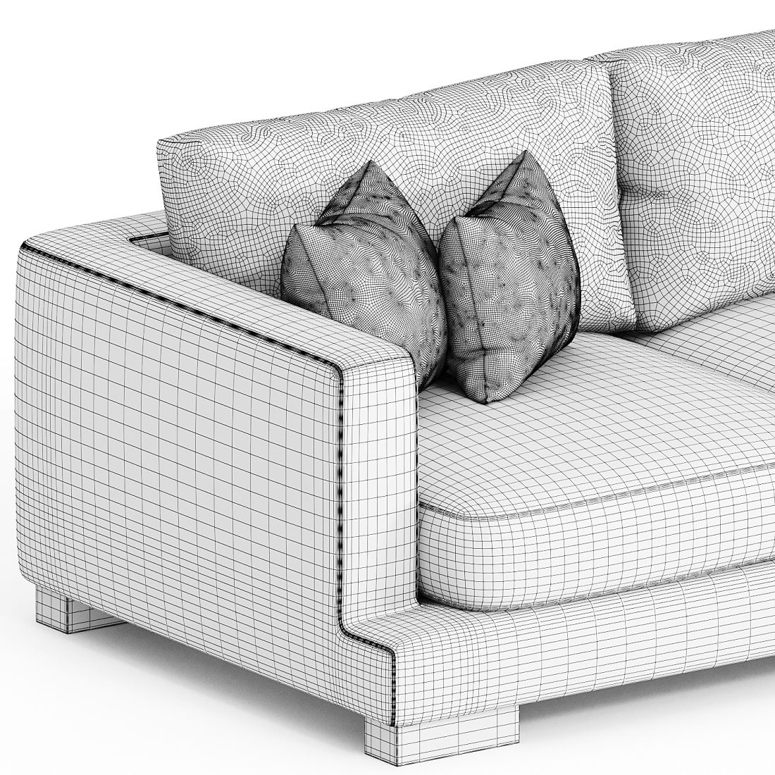 Sofa Tuscany - 3D Model for Corona