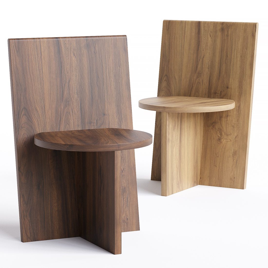 Three Plane Chair - 3D Model for Corona