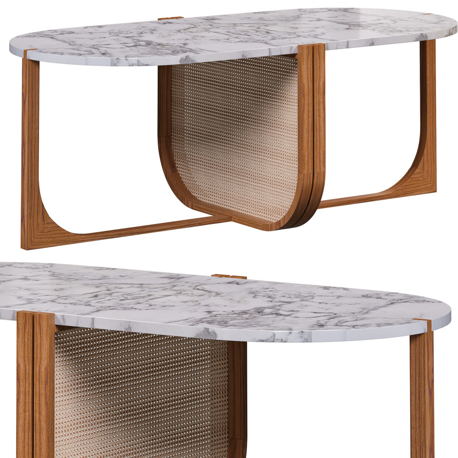 Vienna Table By Visionnaire - 3D Model for Corona