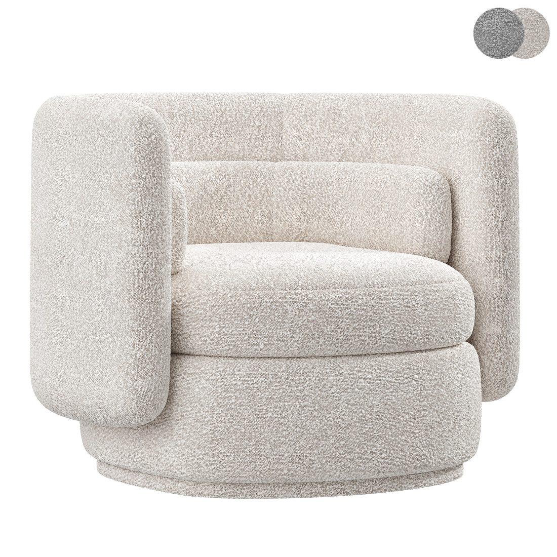 Buckle Occasional Chair 3D Model for Corona | CGMood