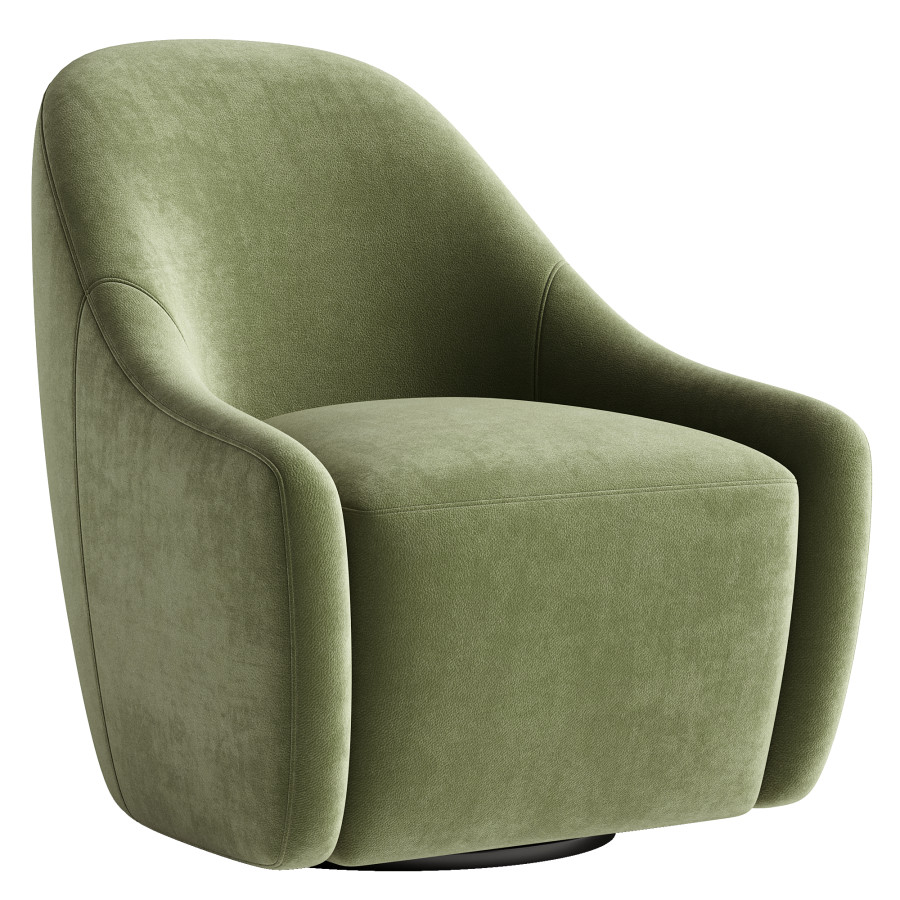 Levi Swivel Chair-knoll Sand - 3D Model for Corona