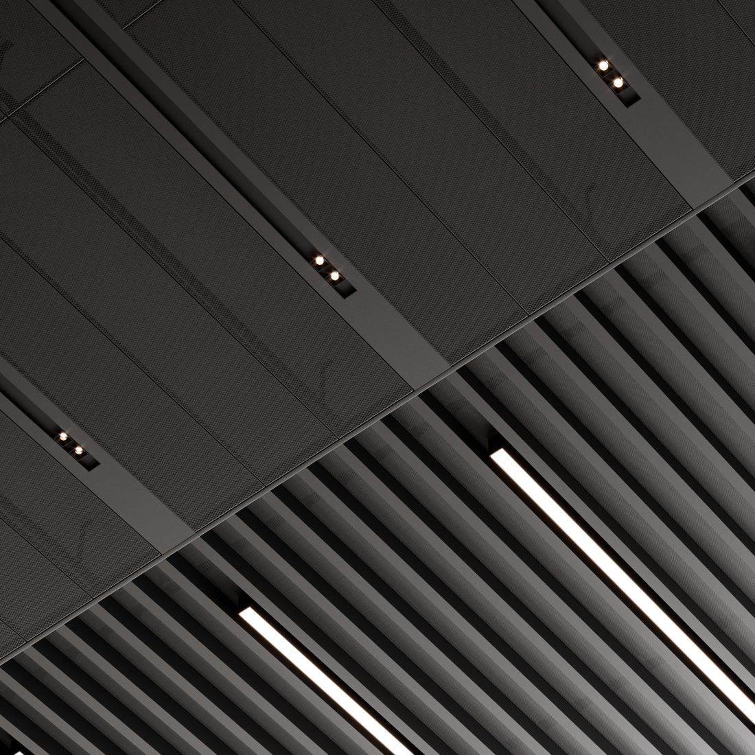 Suspended Ceiling Sas International 2 - 3D Model for VRay, Corona