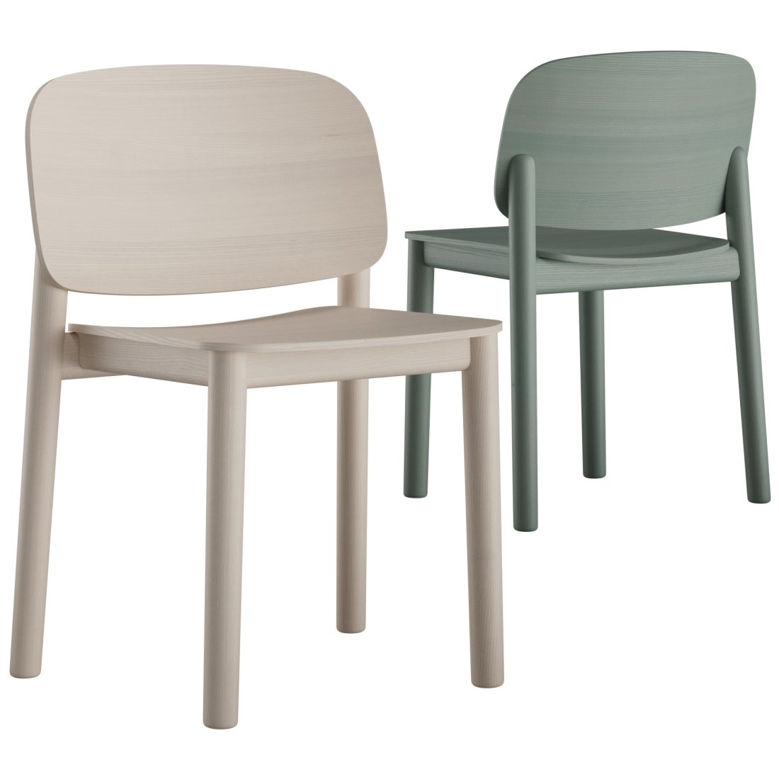 WHITE CHAIR 130 By Billiani 3D Model for VRay, Corona | CGMood