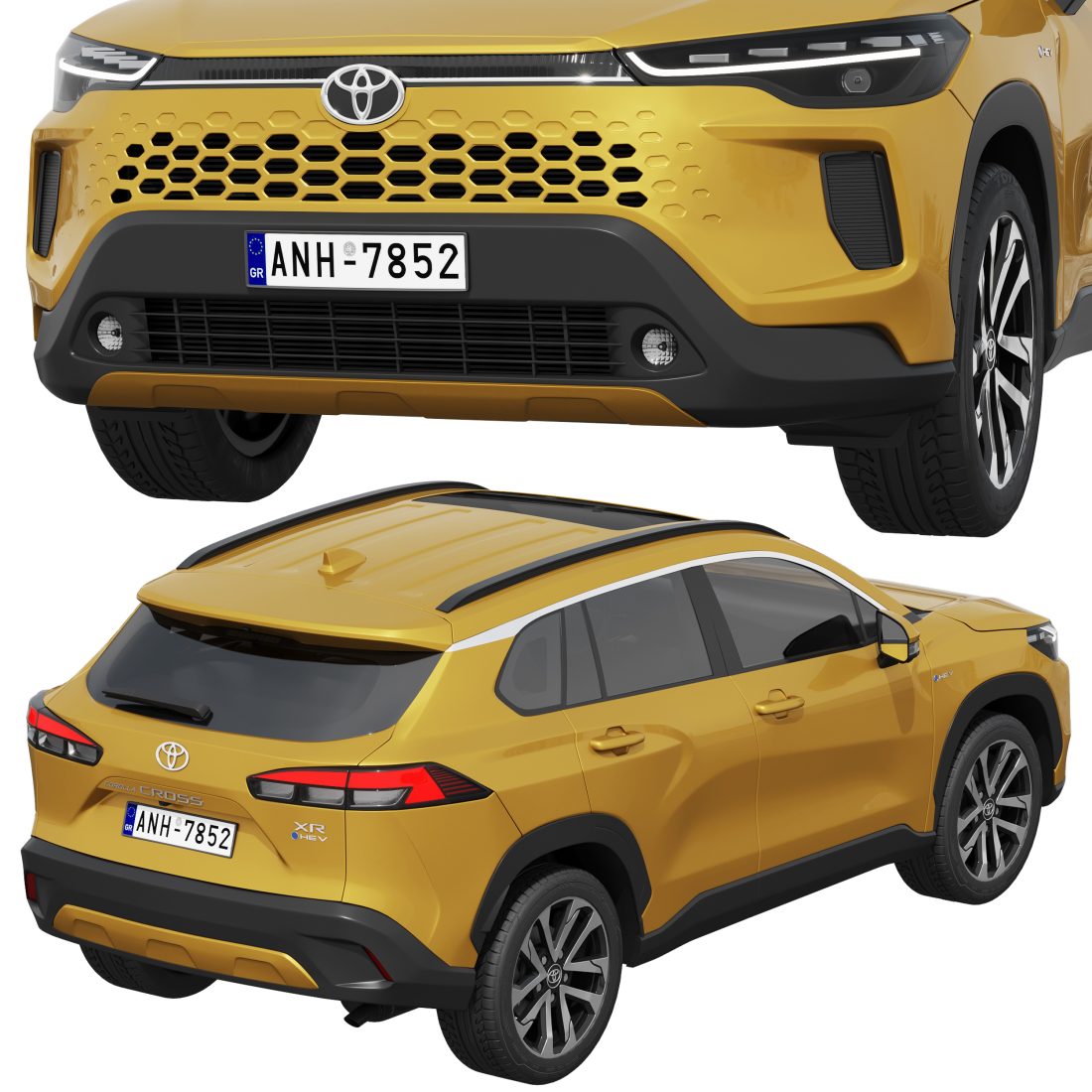 Toyota Corolla Cross Hybrid 2025 3D Model for Corona | CGMood