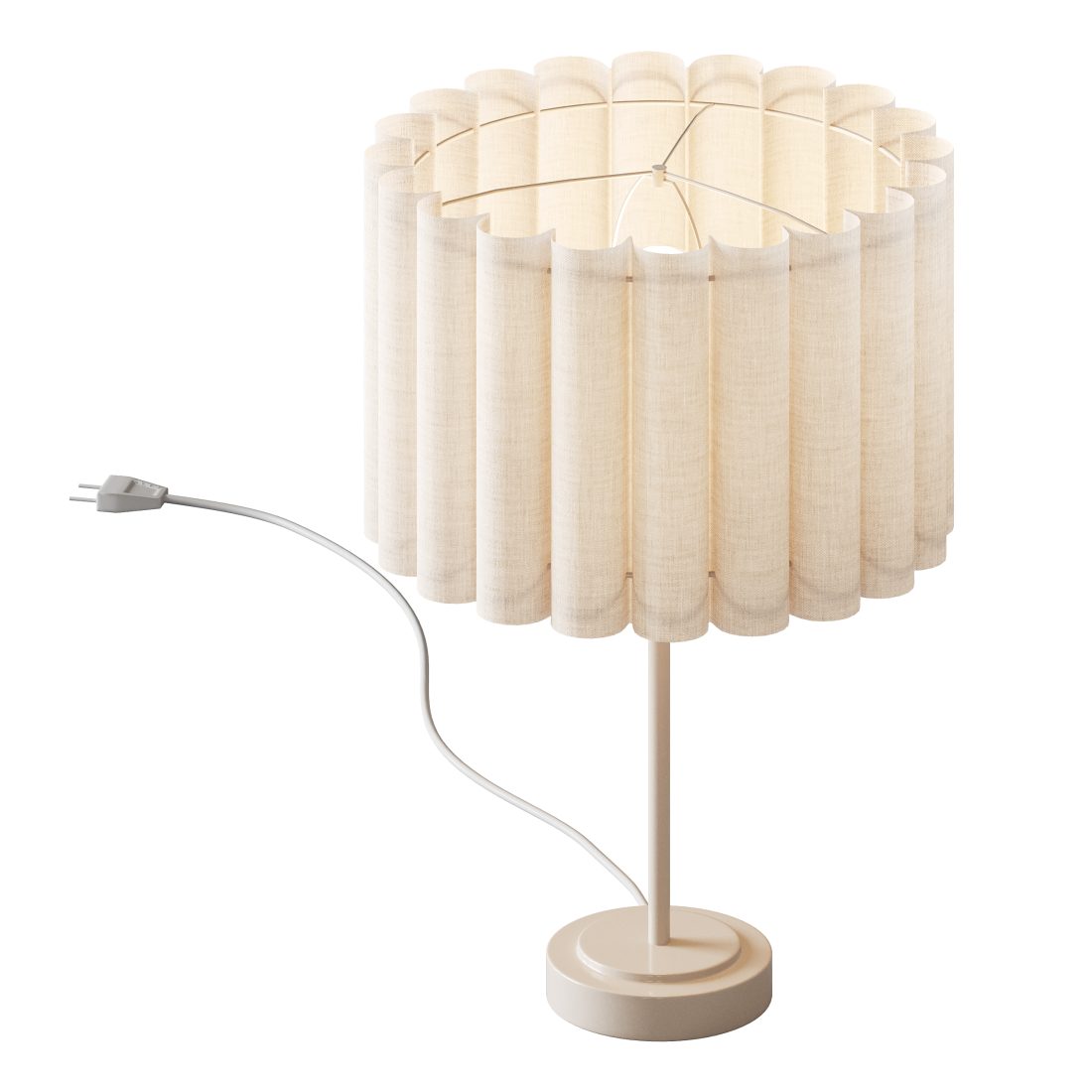 Tafellamp Lucina Van Linnen - 3D Model for Corona