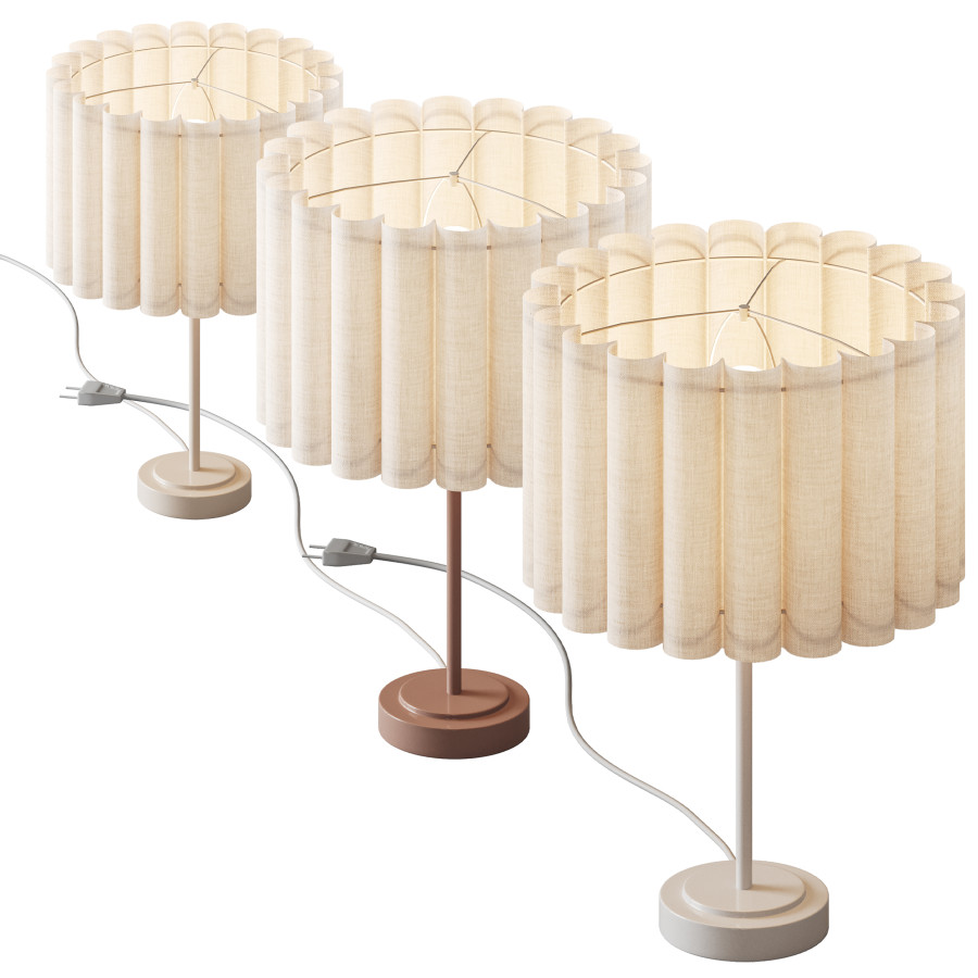 Tafellamp Lucina Van Linnen - 3D Model for Corona