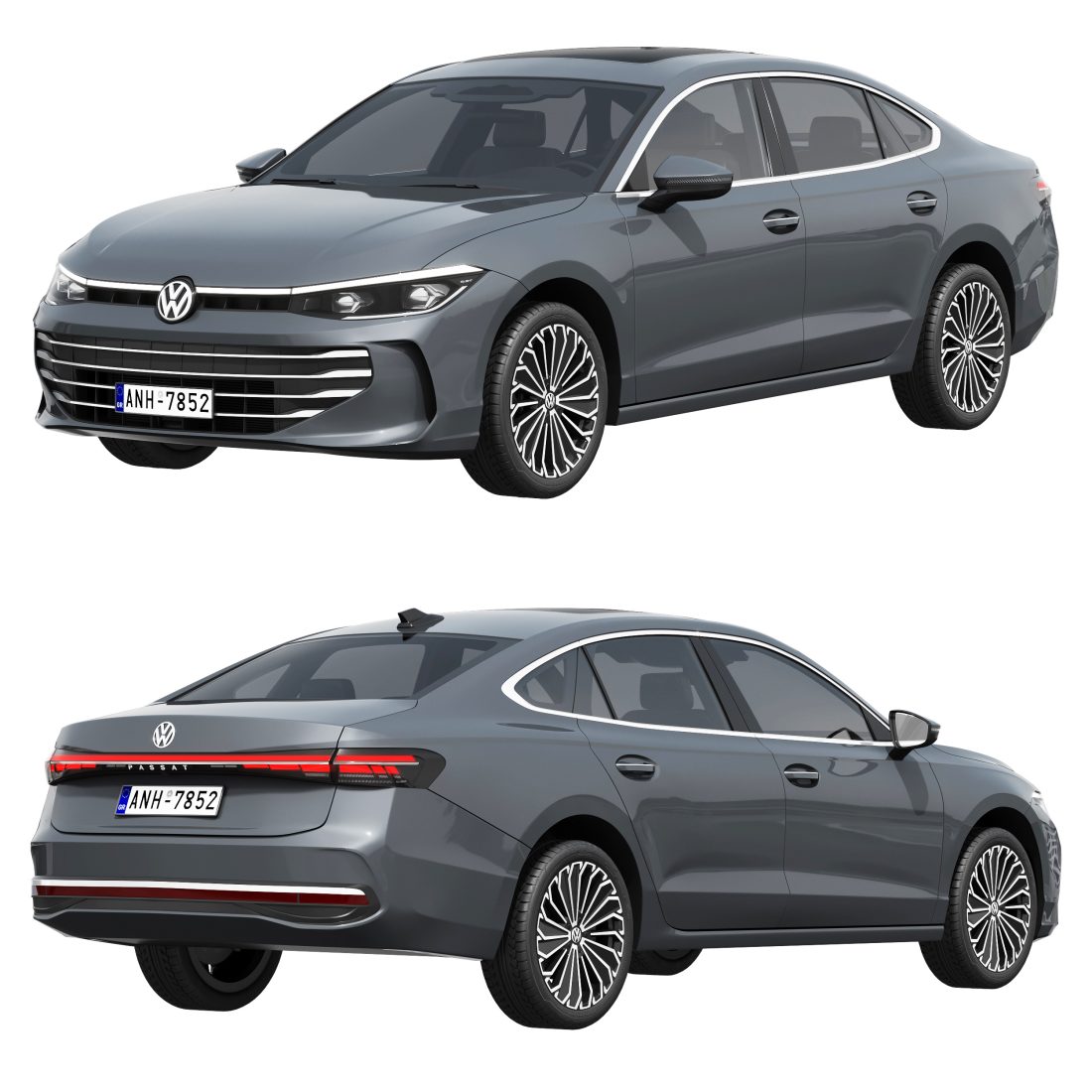 Volkswagen Passat Pro 2025 3D Model for Corona | CGMood