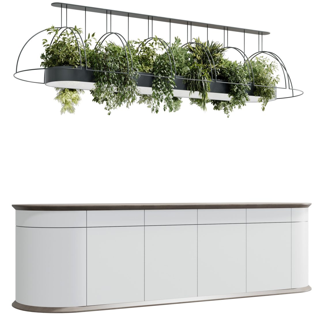 Coffee Shop Reception Restaurant Counter By Hangin 3D Model for VRay ...