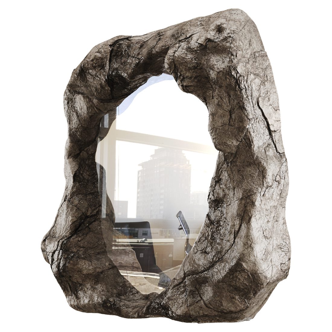 Rock Framed Mirror - 3D Model for VRay, Corona