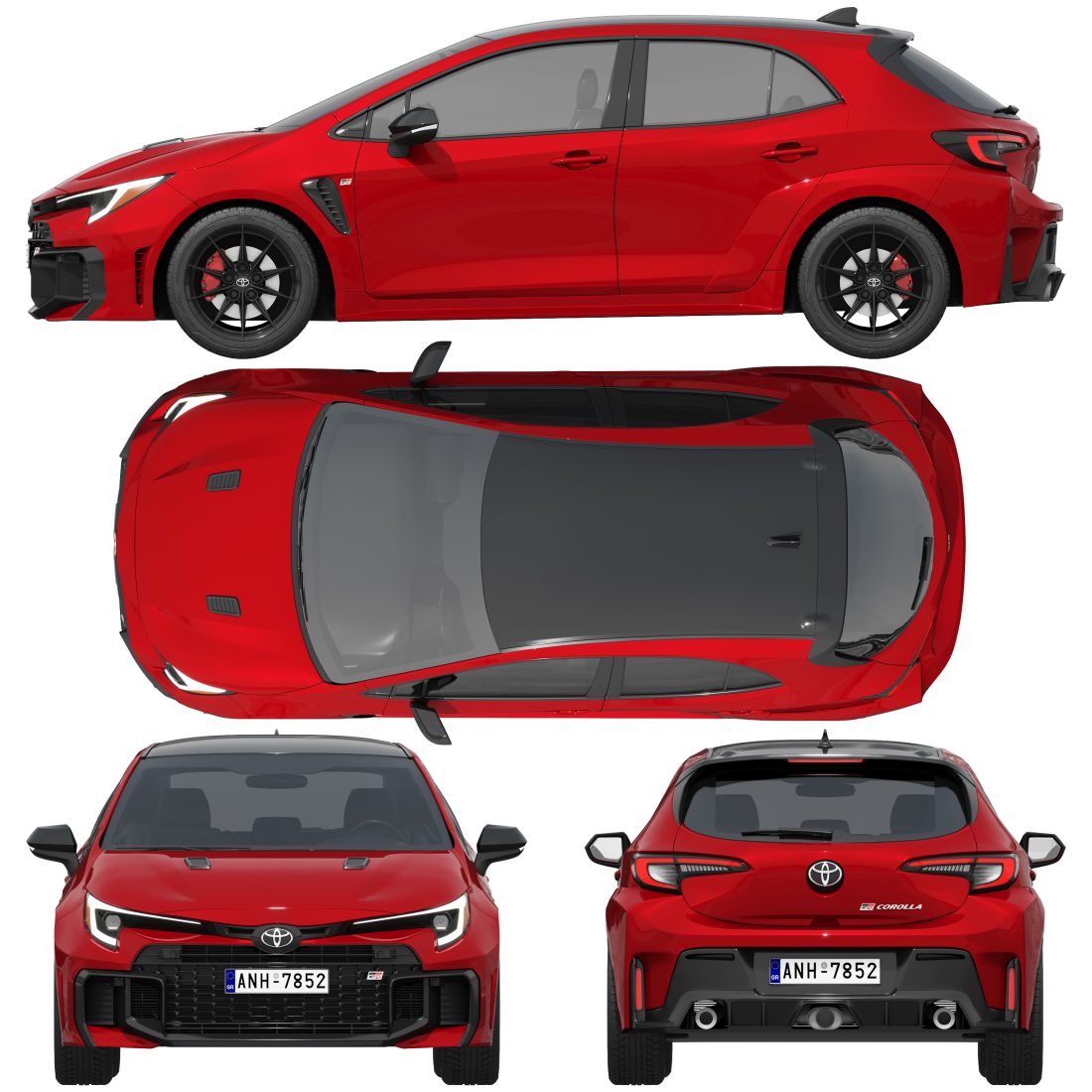 Toyota GR Corolla 2025 - 3D Model for Corona