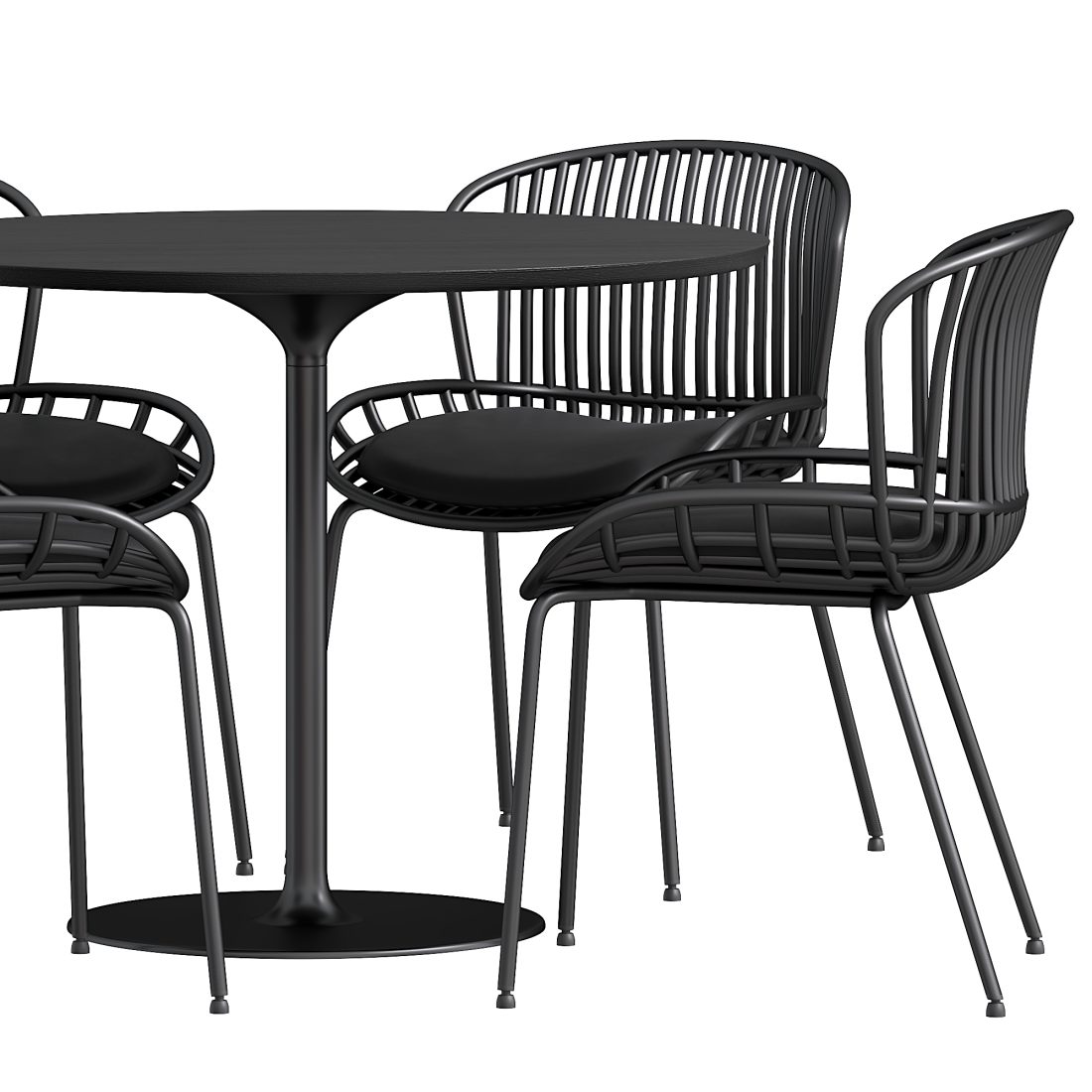 Table Dizzie And Chair Surpik Dining Set 3D Model for Corona | CGMood