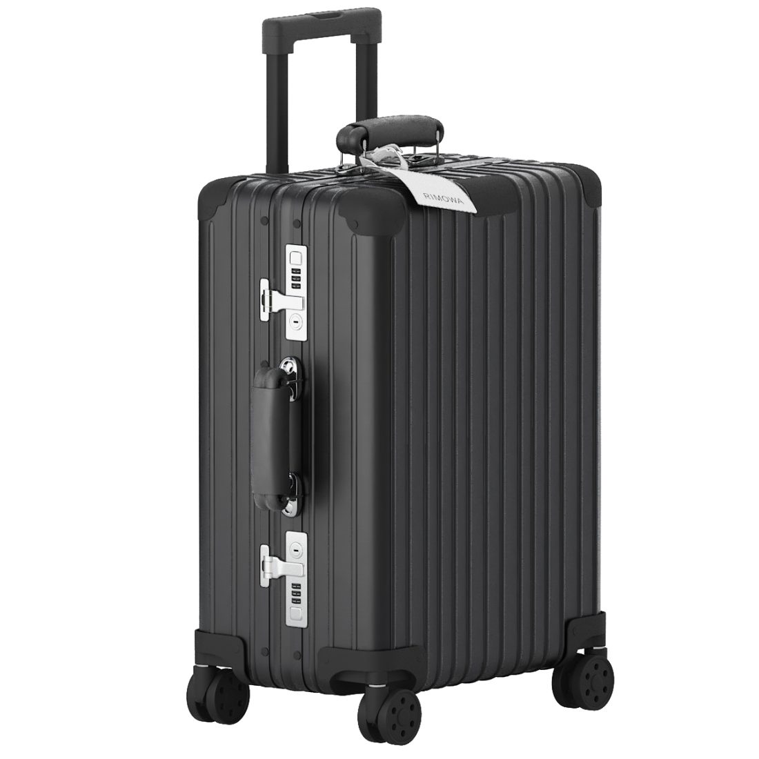 Suitcase Rimowa Classic Cabin In Black - 3D Model for VRay, Corona