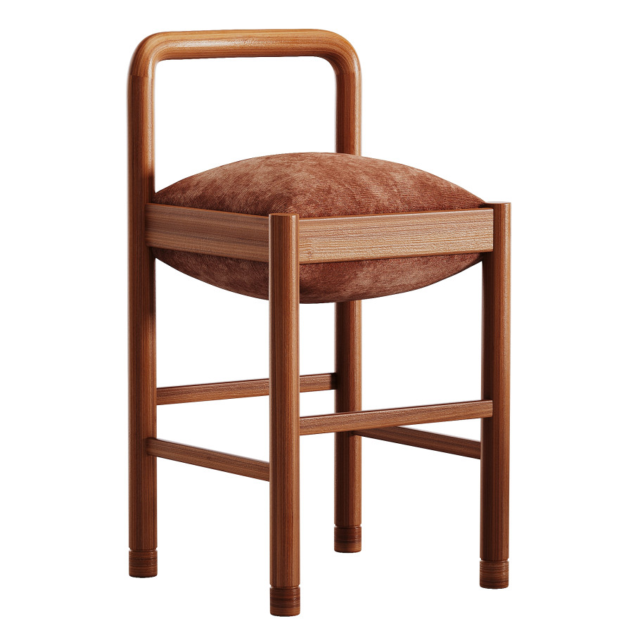 Dubel Barstool By Stahl And Band 3D Model for Corona | CGMood