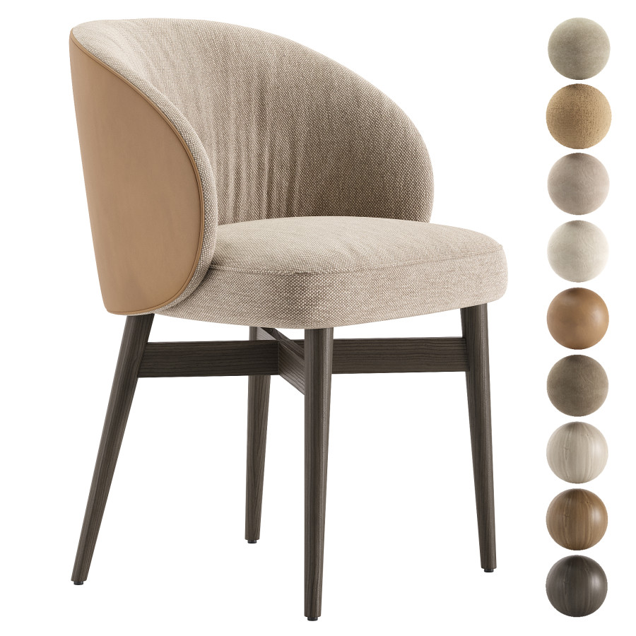 Norah Dining Chair 3D Model for Corona | CGMood