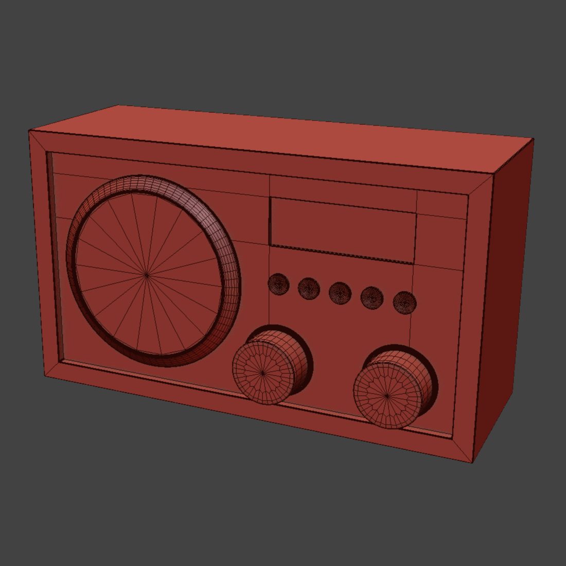Radio 3 - 3D Model for VRay