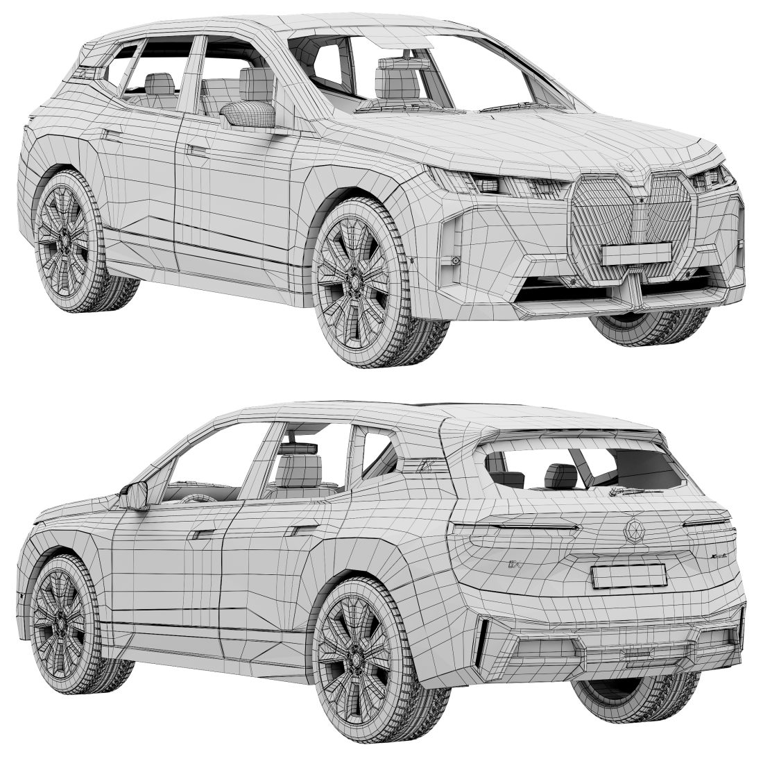 BMW IX 2025 - 3D Model for VRay