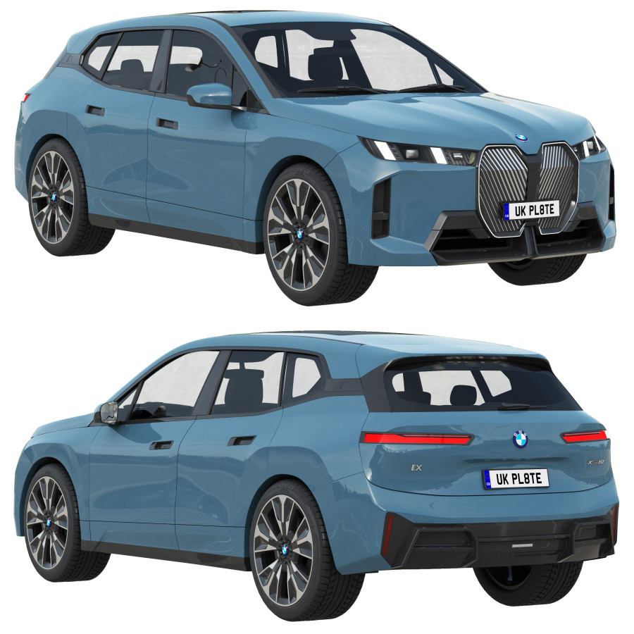 BMW IX 2025 3D Model for VRay | CGMood