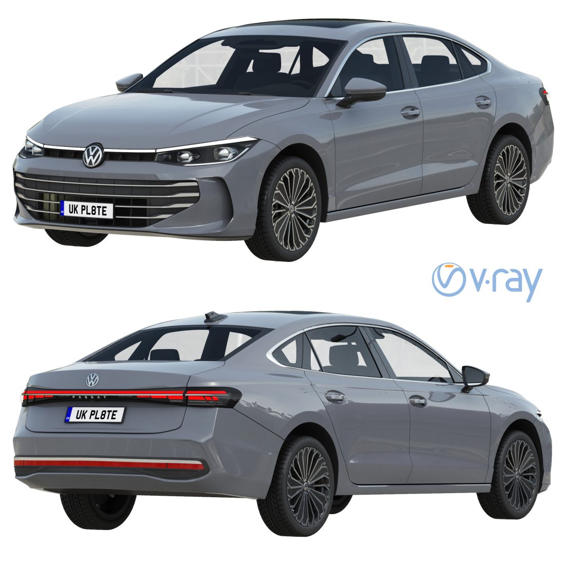 Volkswagen Passat Pro 2025 - 3D Model for VRay