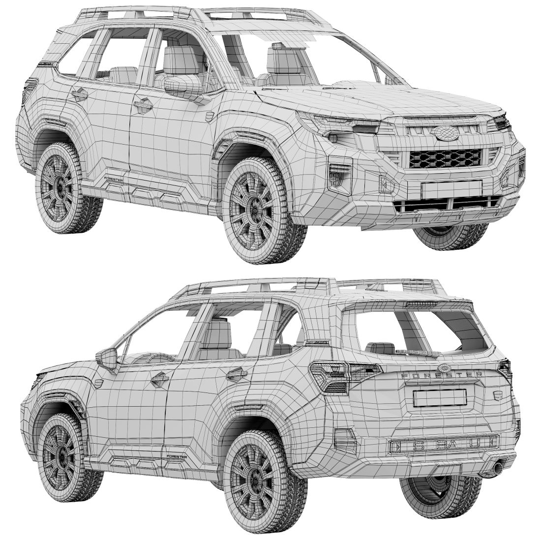 Subaru Forester Wilderness 2026 3D Model for VRay | CGMood