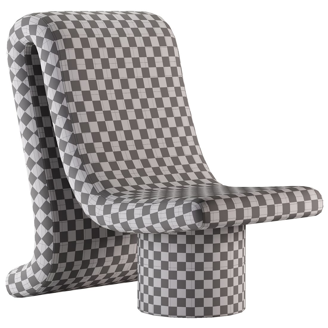 Slump Chair - 3D Model for Corona