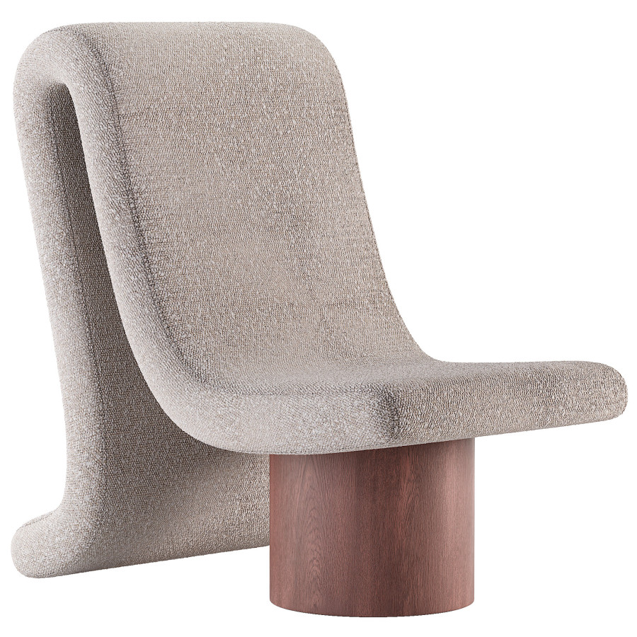 Slump Chair - 3D Model for Corona