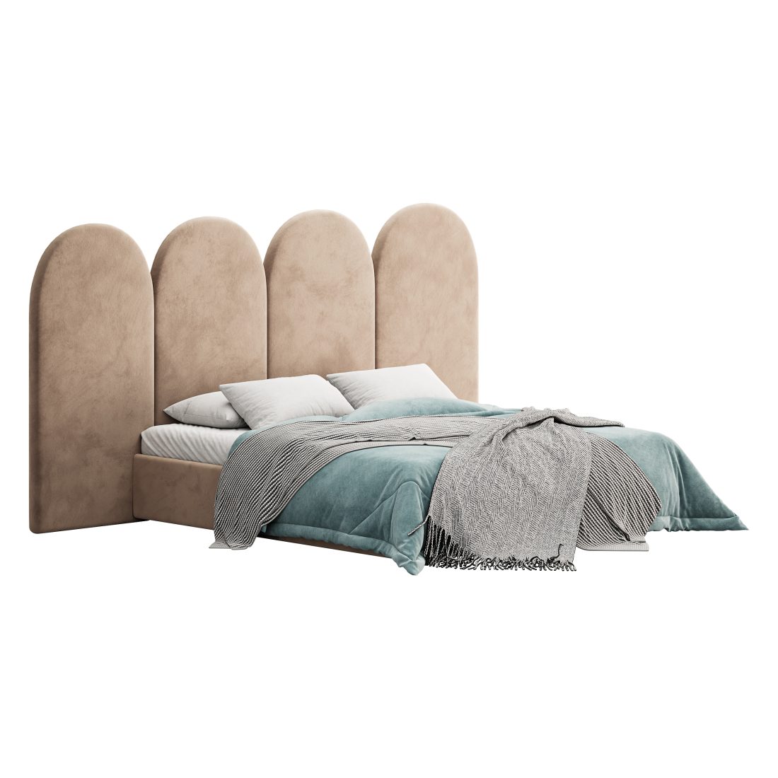 Alba Bed 3D Model for Corona | CGMood
