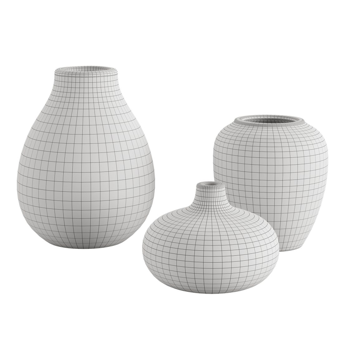Artisanal Rustic Ceramics Vase - 3D Model for Corona