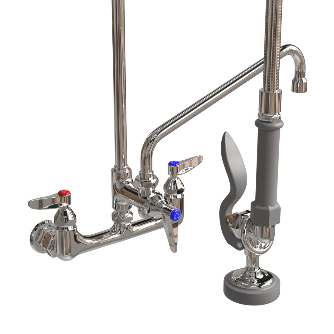 Wall Mount Mixing Faucet Pre-rinse Overhead 3D Model for Corona | CGMood