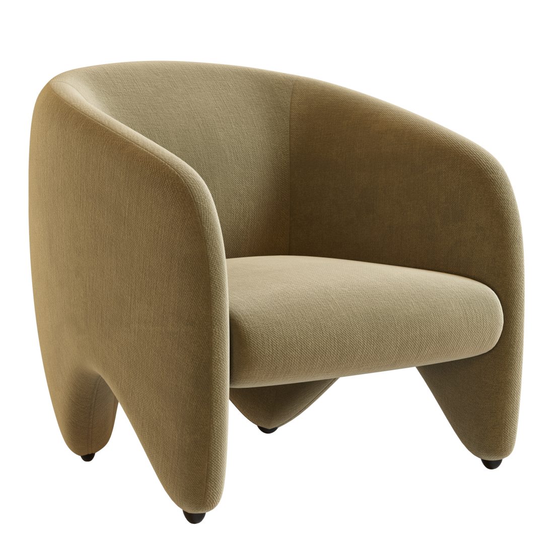 Yuzu Armchair By Arflex - 3D Model for VRay, Corona