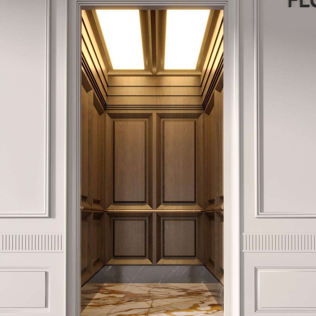 Elevator No12 - 3D Model for VRay, Corona