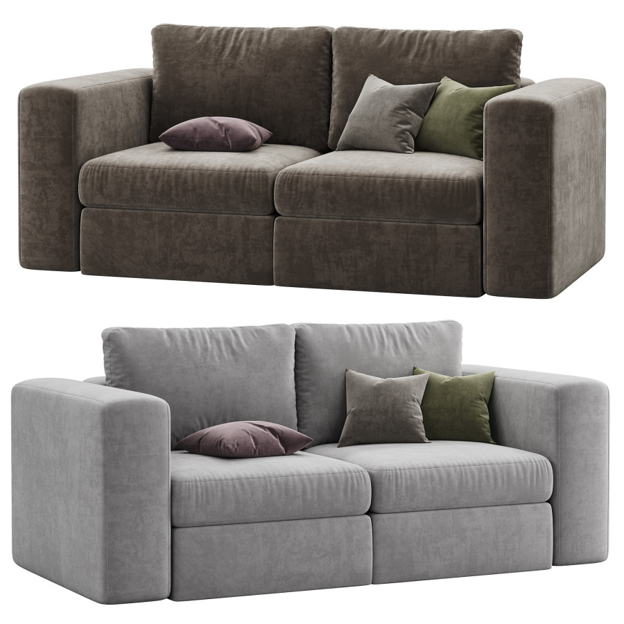 Collin 2 Piece Sofa - 3D Model for Corona