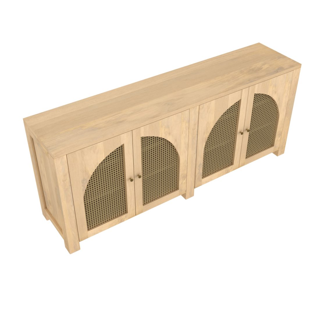 West Elm Cane Arches Sideboard - 3D Model for VRay